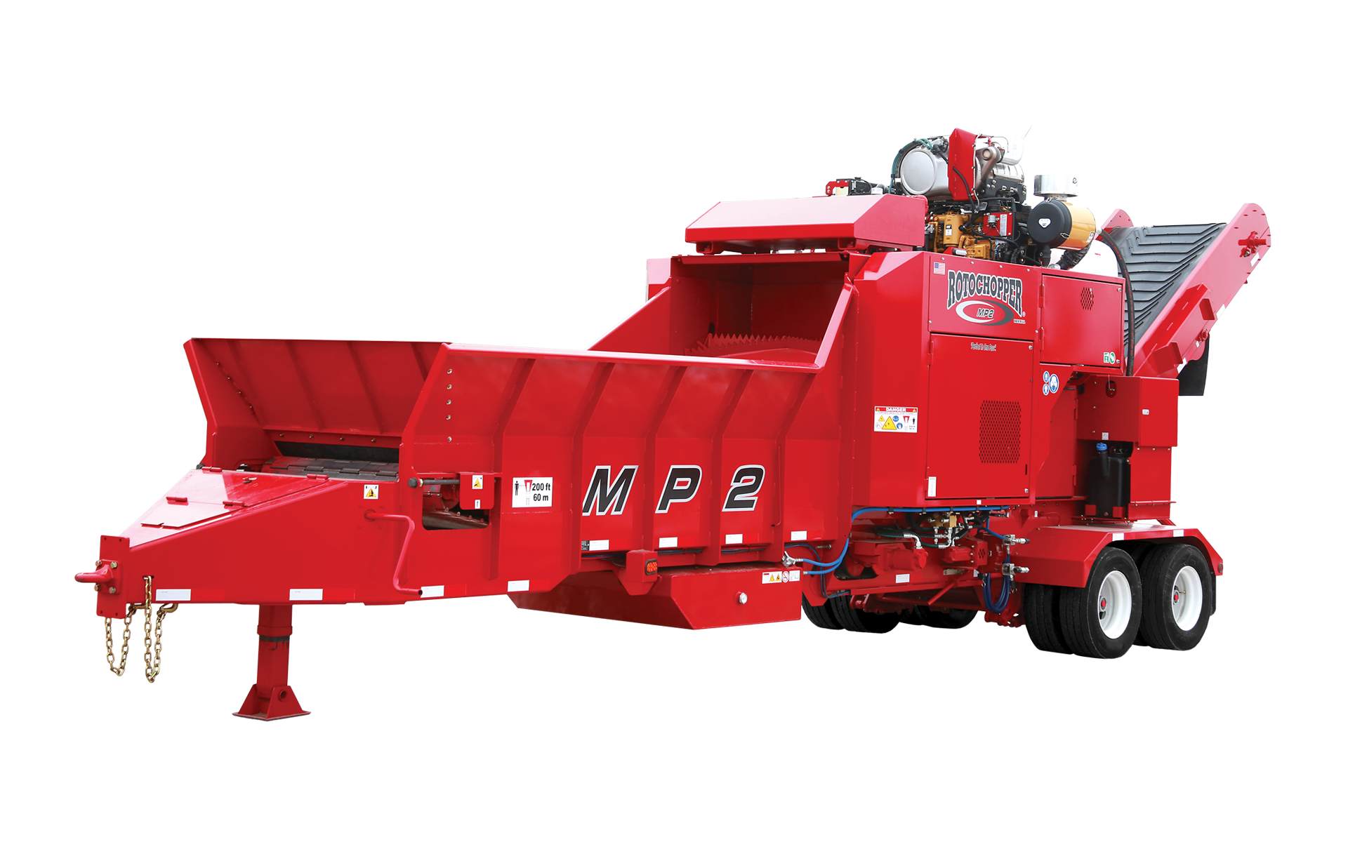 MP-2 - Rotochopper's Compact and Portable Horizontal Grinder