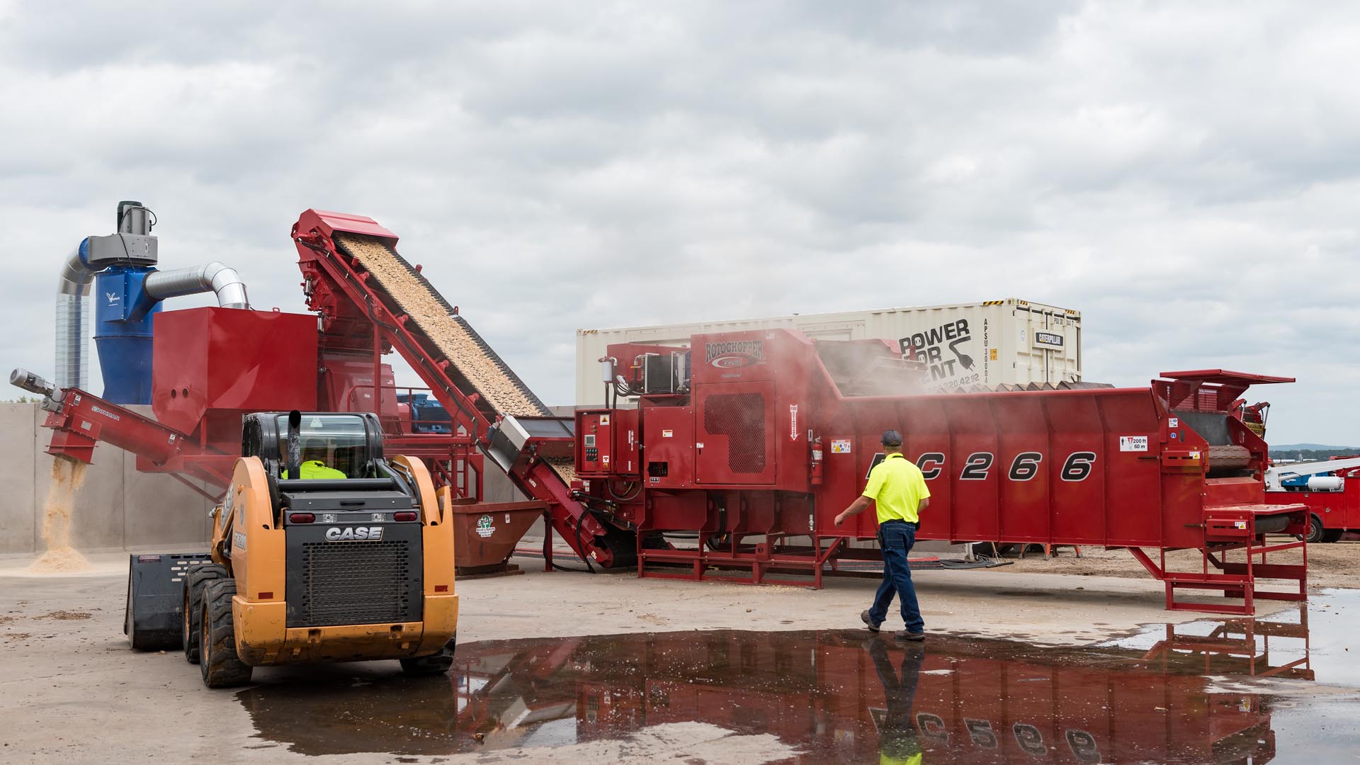 Rotochopper EC-266 & RMT Hammermill at Demo Day 2018