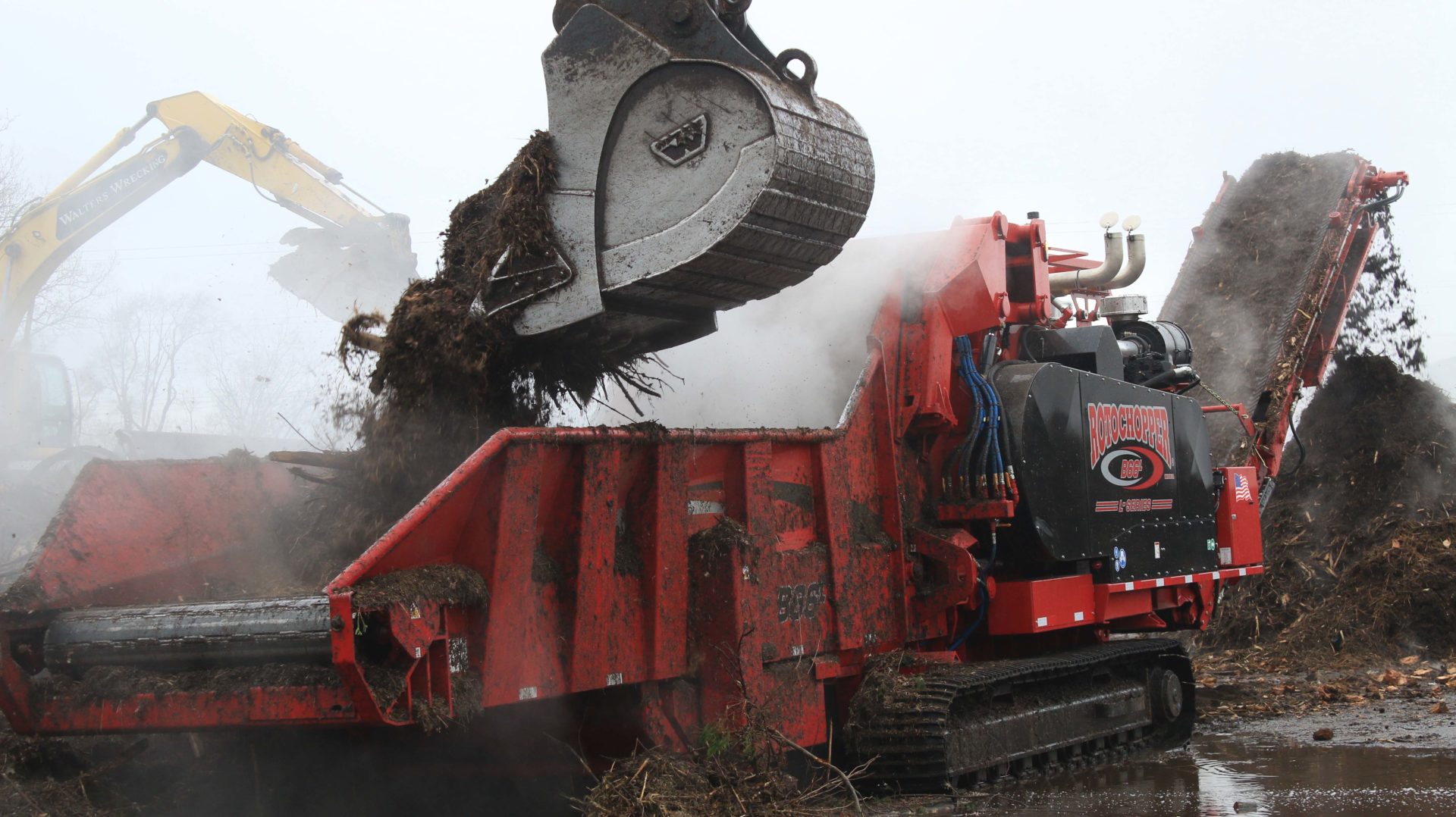 Rotochopper B-66 L-Series: Grinding Green Waste