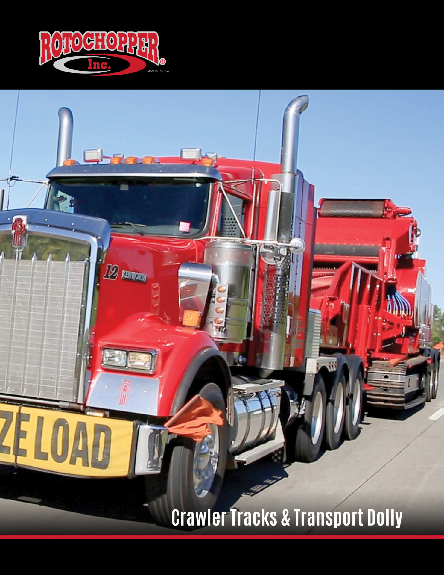 Horizontal Grinder Track & Dolly Transport Systems | Rotochopper®