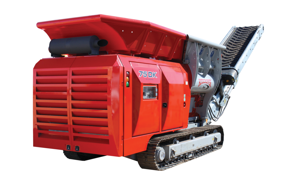 Shred Wood Waste with Rotochopper's 75 DK Shredder
