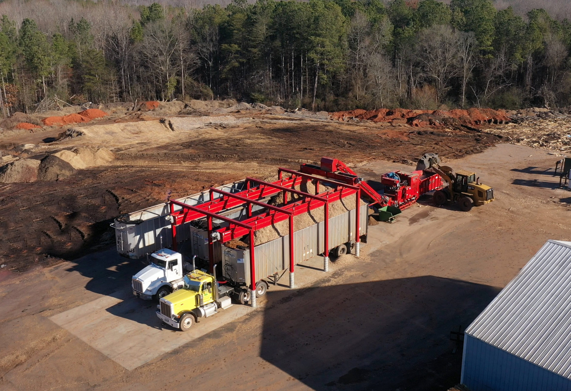 Trailer Loading Auger Systems for Wood Waste Material Handling ...
