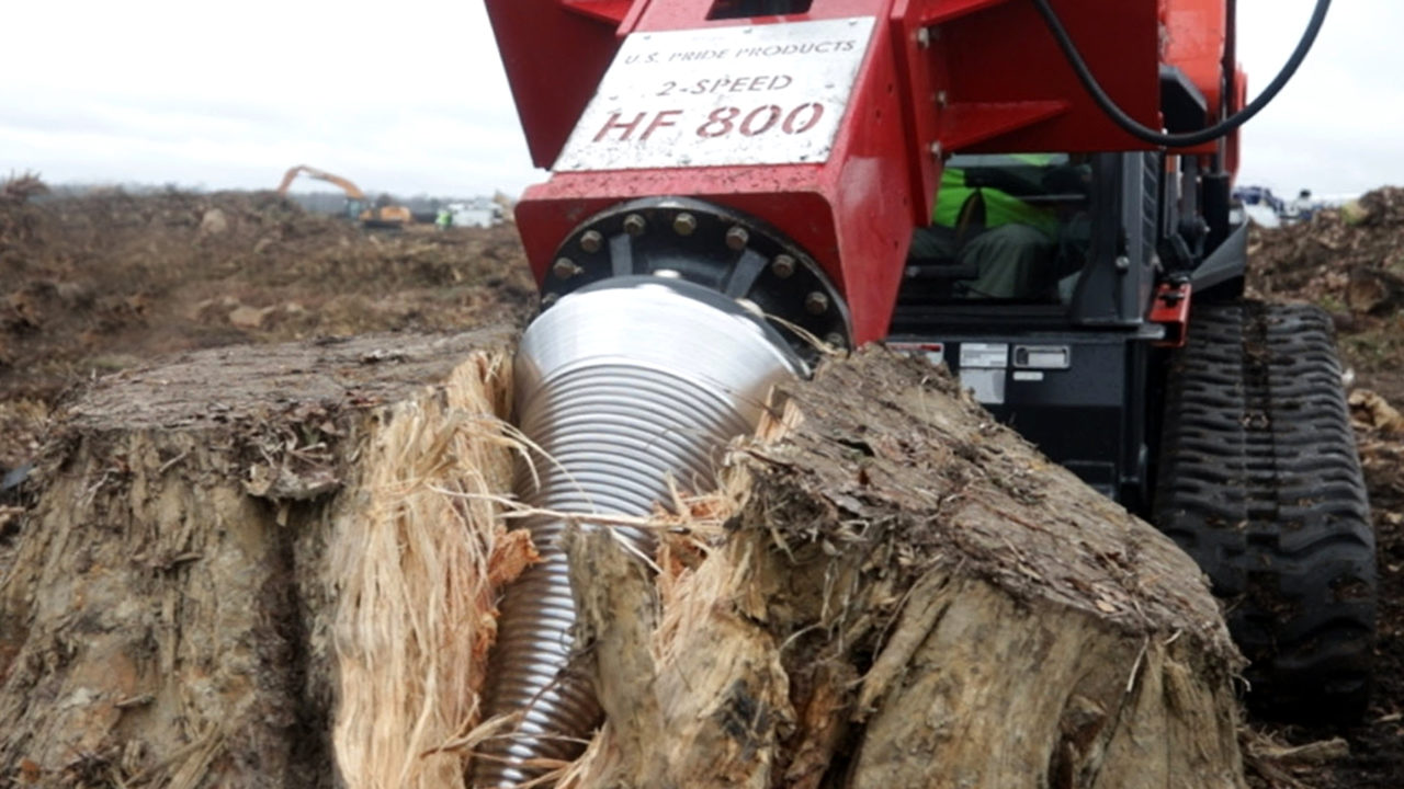 Industrial Log Splitters | Hands Free Wood Splitters | Rotochopper®