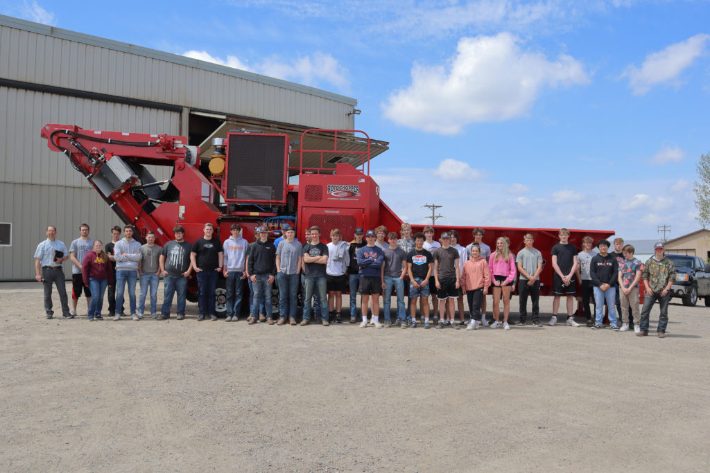 ROCORI High School Students Tour Rotochopper