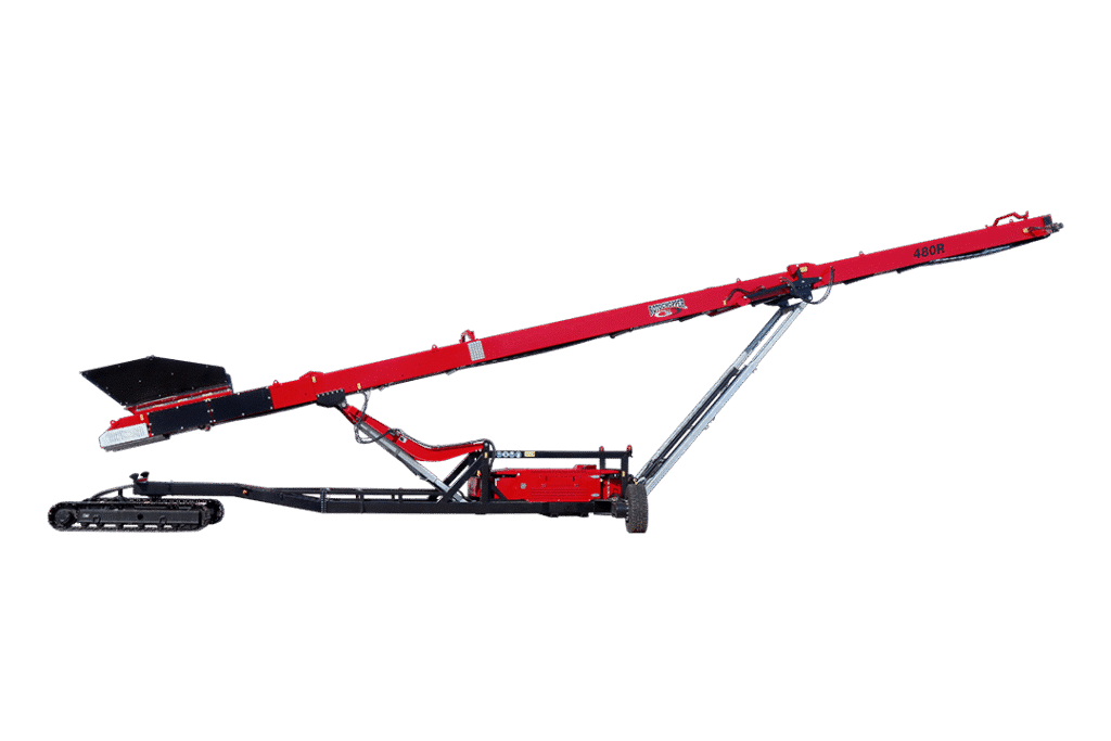 480 Tracked Mobile Wireless Control Conveyor |Rotochopper®