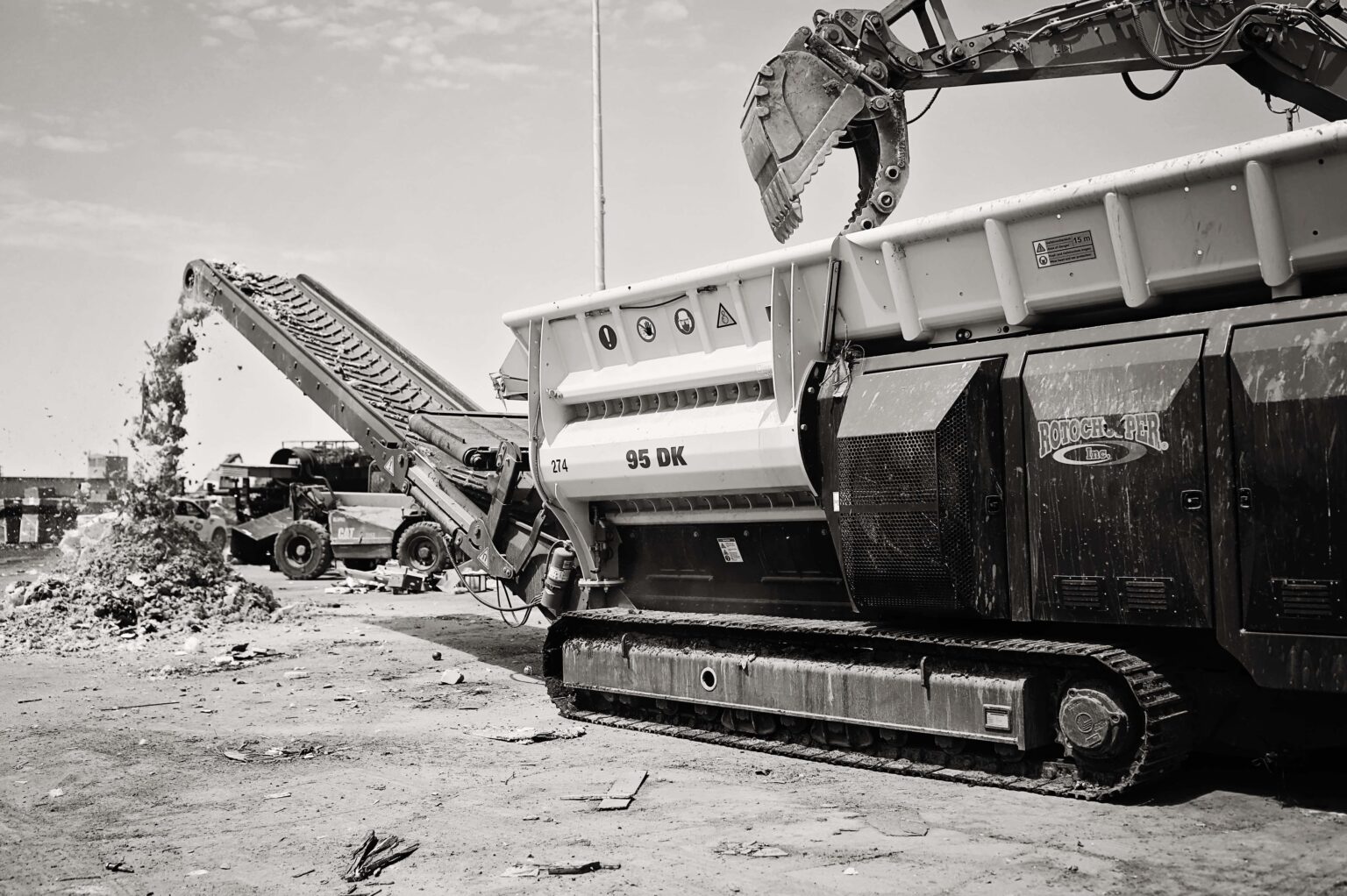 Shred Large Materials with Rotochopper's 95 DK Shredder