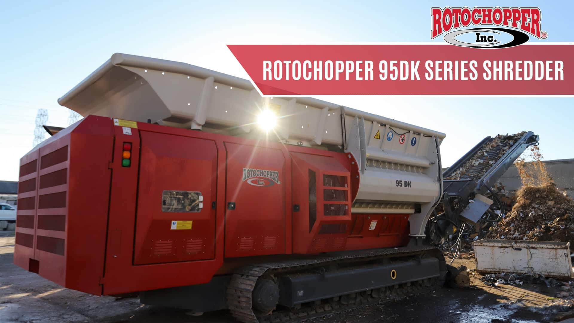 Rotochopper 95DK Series Shredder