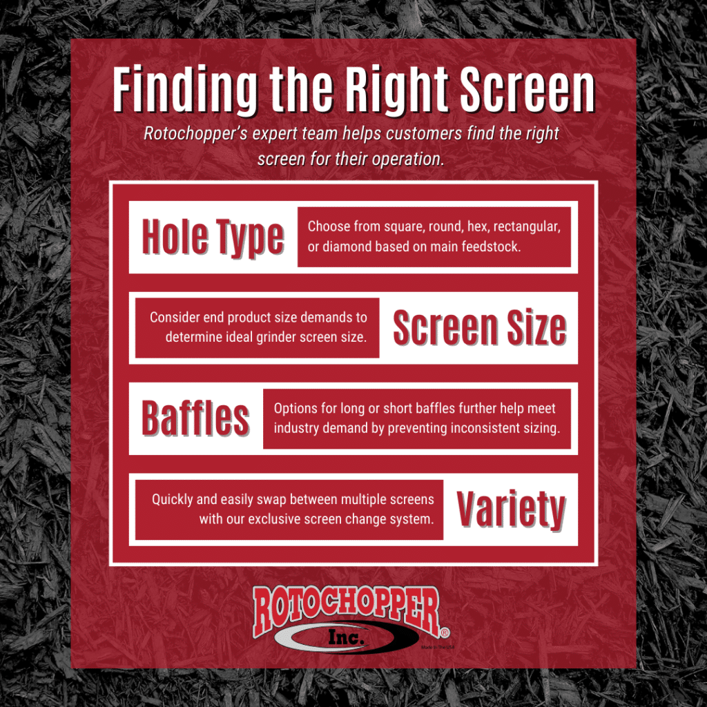 Horizontal Grinder Screen Types: An Overview - Rotochopper