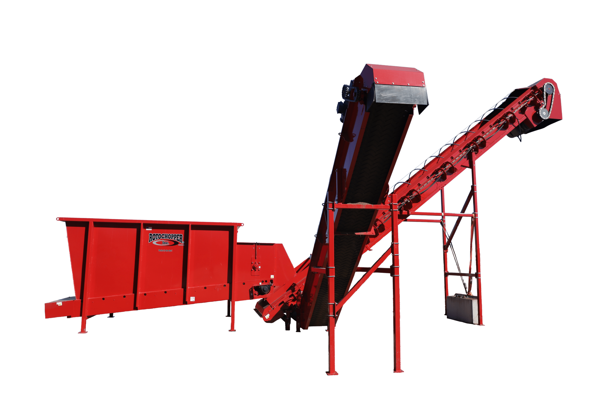 Screen and Separate Wood with the Rotochopper Screener Conveyor
