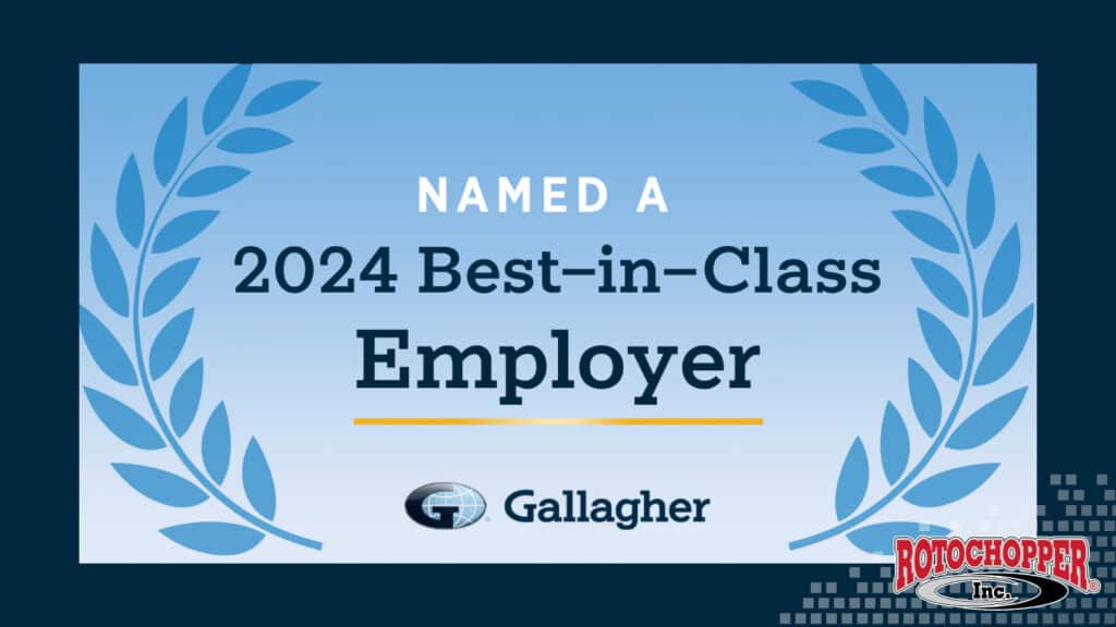 Rotochopper Inc. Named U.S. Best-in-Class Employer 2024