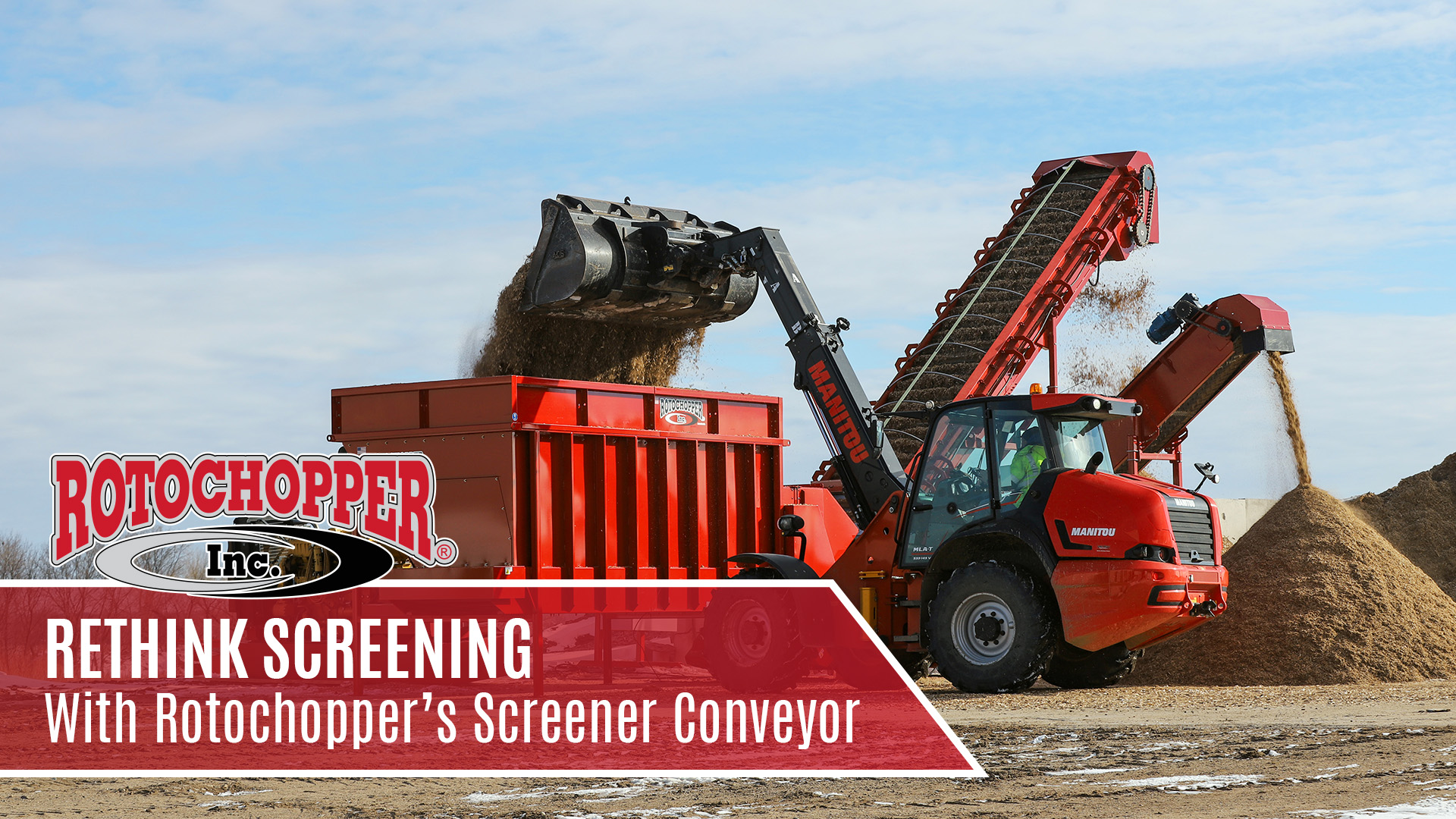 Rethink Screening with Rotochopper's Screener Conveyor - Video